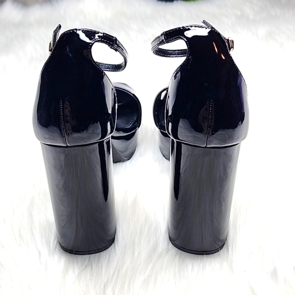 Madden Girl | Shoes | Madden Girl Omega Platform Ankle Strap Pump Black ...